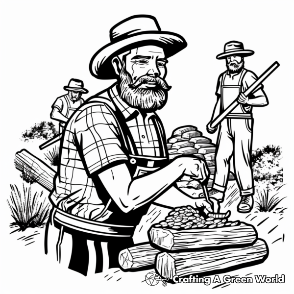 Pioneers Coloring Pages - Free & Printable!
