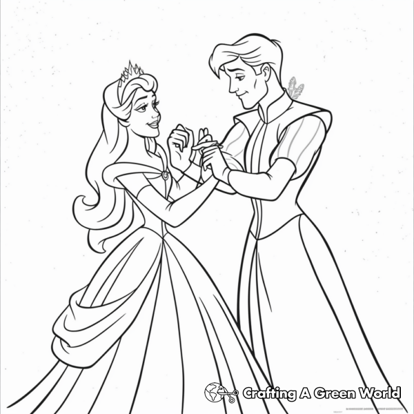 Sleeping Beauty Coloring Pages - Free & Printable!