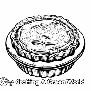 Pumpkin Pie Coloring Pages - Free & Printable!