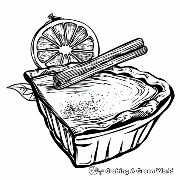 Pumpkin Pie Coloring Pages - Free & Printable!