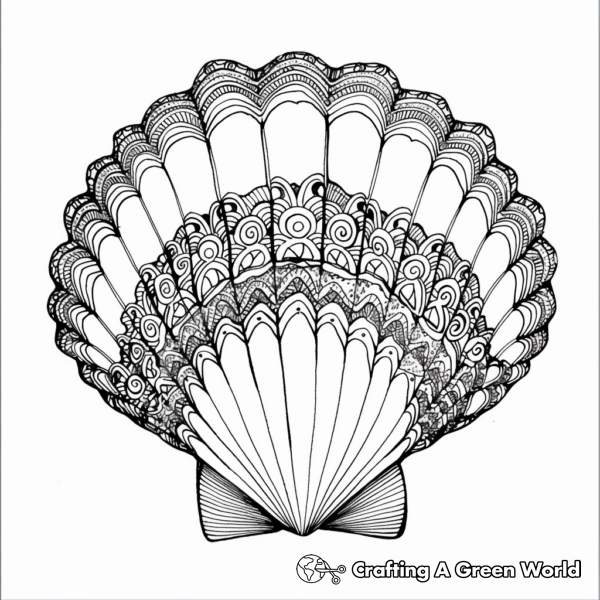 Seashell Coloring Pages - Free & Printable!