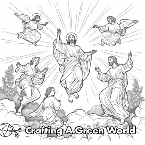 Transfiguration Coloring Pages - Free & Printable!
