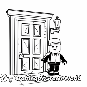 Roblox Doors Coloring Pages - Free & Printable!