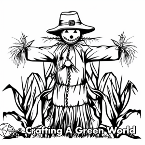 Scarecrow Coloring Pages - Free & Printable!