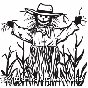 Scarecrow Coloring Pages - Free & Printable!