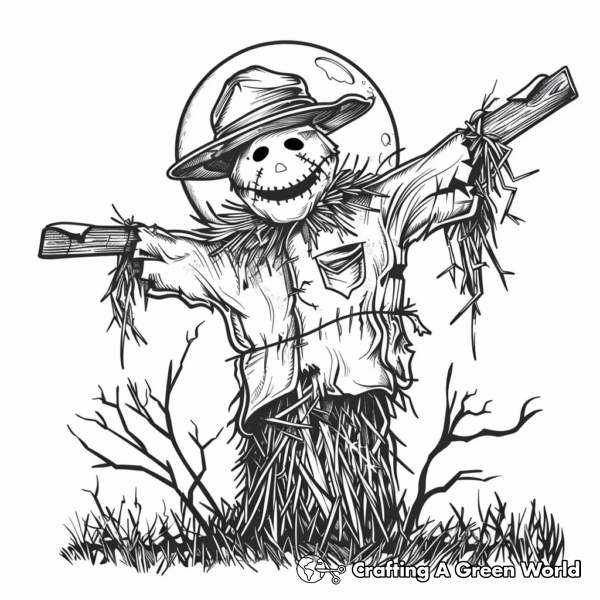Scarecrow Coloring Pages - Free & Printable!