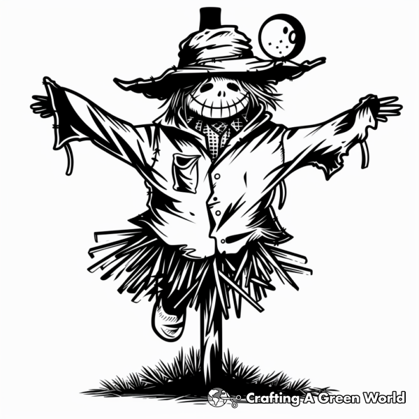 Scarecrow Coloring Pages - Free & Printable!
