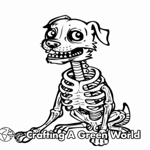 Halloween Dog Coloring Pages - Free & Printable!