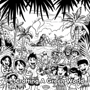 Luau Coloring Pages - Free & Printable!