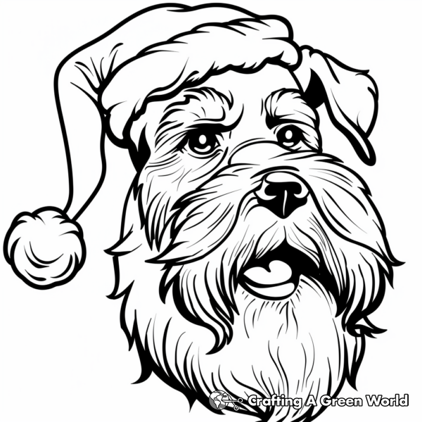 Super Cute Christmas Dog Coloring Pages - Free & Printable!