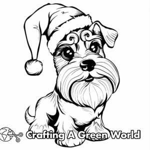 Super Cute Christmas Dog Coloring Pages - Free & Printable!