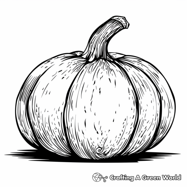 Blank Pumpkin Coloring Pages - Free & Printable!