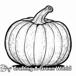 Blank Pumpkin Coloring Pages - Free & Printable!