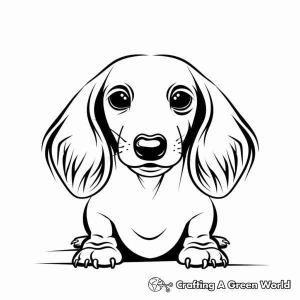 Dachshund Coloring Pages - Free & Printable!