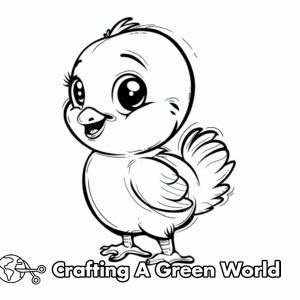 Easter Chick Coloring Pages - Free & Printable!
