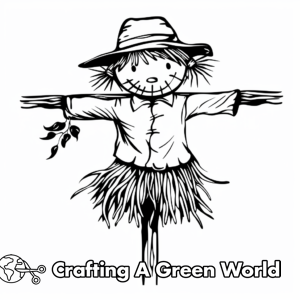 Scarecrow Coloring Pages - Free & Printable!