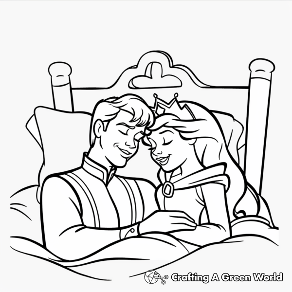 Sleeping Beauty Coloring Pages - Free & Printable!