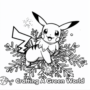 Christmas Pokemon Coloring Pages - Free & Printable!