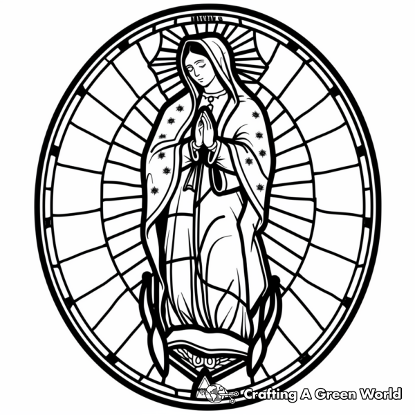 Virgen De Guadalupe Coloring Pages - Free & Printable!