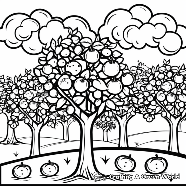 Orange Coloring Pages - Free & Printable!