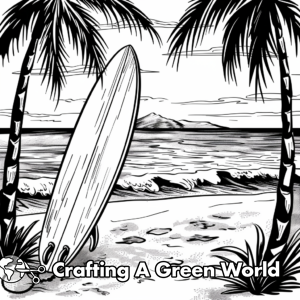 Luau Coloring Pages - Free & Printable!