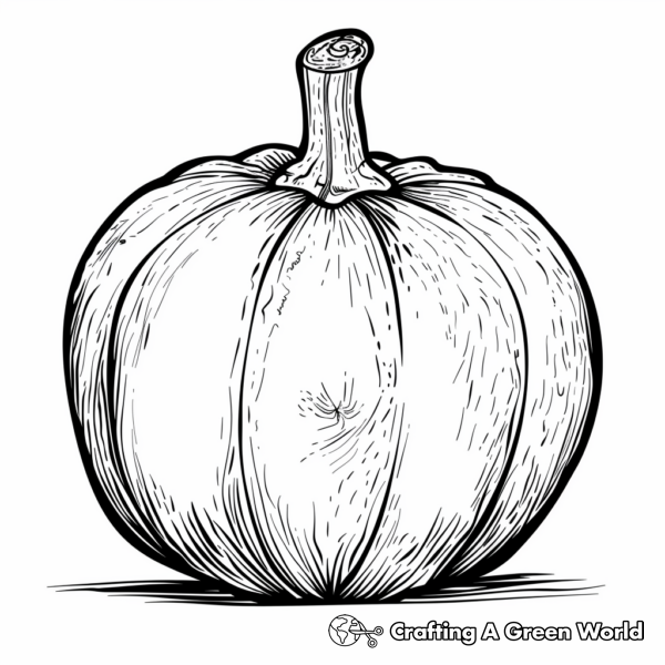 Blank Pumpkin Coloring Pages - Free & Printable!