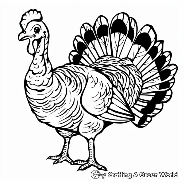 Thanksgiving For Preschool Coloring Pages - Free & Printable!