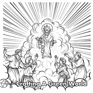 Transfiguration Coloring Pages - Free & Printable!