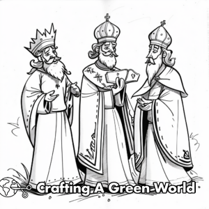 Wise Men Coloring Pages - Free & Printable!