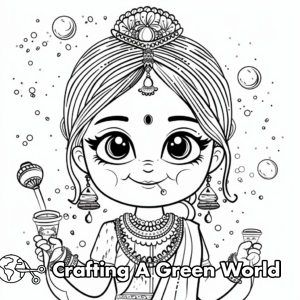 Holi Coloring Pages - Free & Printable!