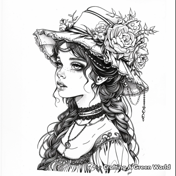 Victorian Coloring Pages - Free & Printable!