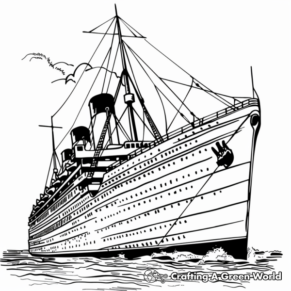 Britannic Coloring Pages - Free & Printable!