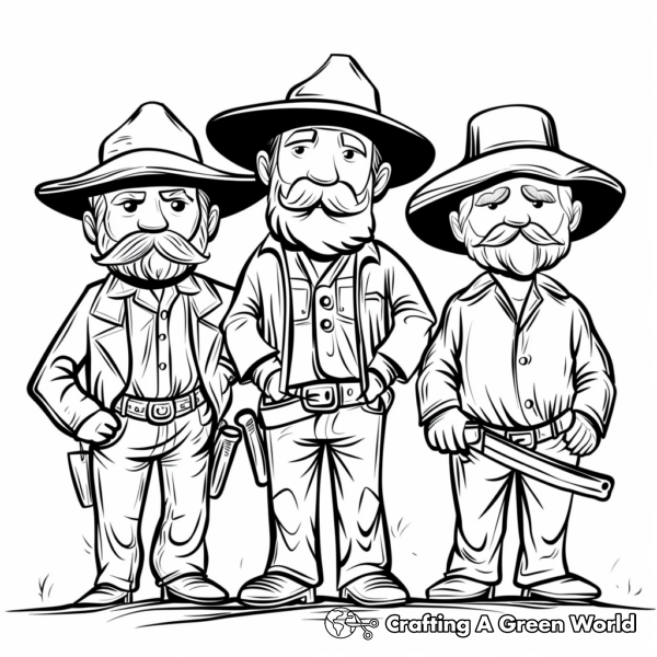 Pioneers Coloring Pages - Free & Printable!