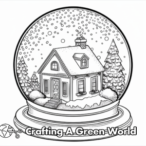 Christmas House Coloring Pages - Free & Printable!