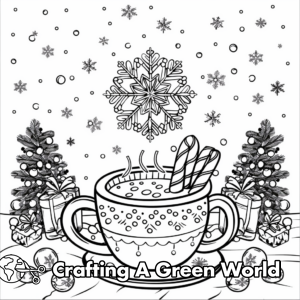 Hot Chocolate Coloring Pages - Free & Printable!