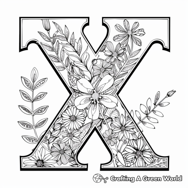Letter X Coloring Pages - Free & Printable!