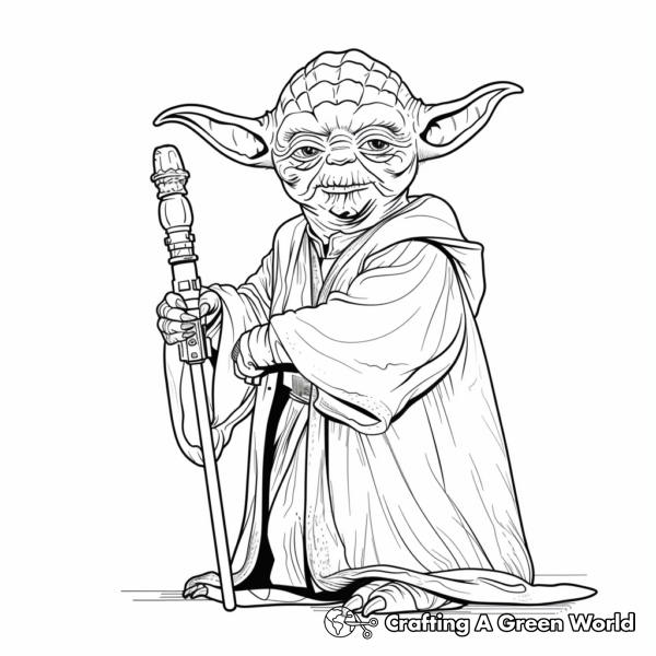 May The 4th Be With You Coloring Pages - Free & Printable!