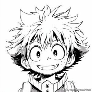 Deku Coloring Pages - Free & Printable!