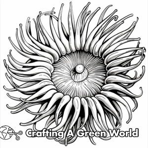 Sea Anemone Coloring Pages - Free & Printable!