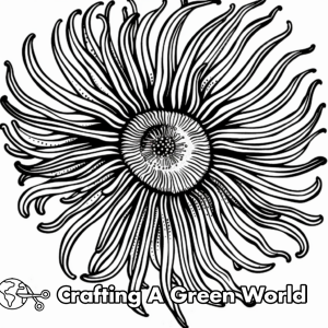 Sea Anemone Coloring Pages - Free & Printable!