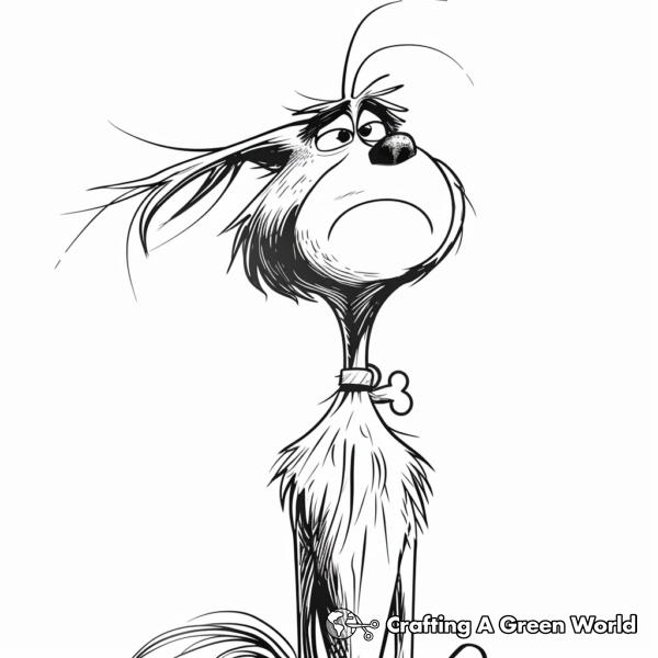 Max (The Dog From The Grinch) Coloring Pages - Free & Printable!