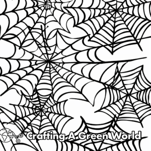 Spider Web Coloring Pages - Free & Printable!