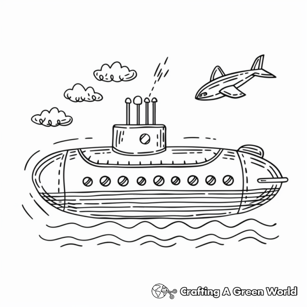 Submarine Coloring Pages - Free & Printable!