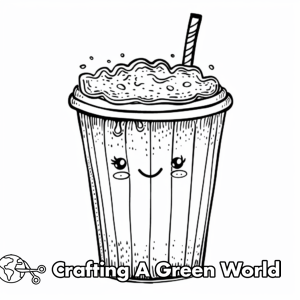 Cute Coffee Coloring Pages - Free & Printable!