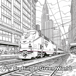 Amtrak Coloring Pages - Free & Printable!