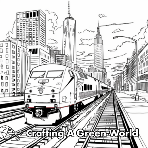 Amtrak Coloring Pages - Free & Printable!