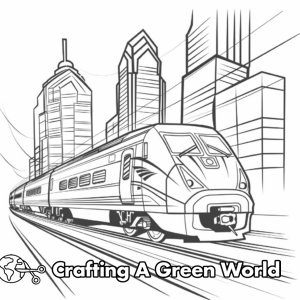 Amtrak Coloring Pages - Free & Printable!
