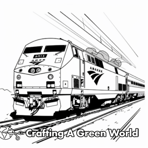 Amtrak Coloring Pages - Free & Printable!