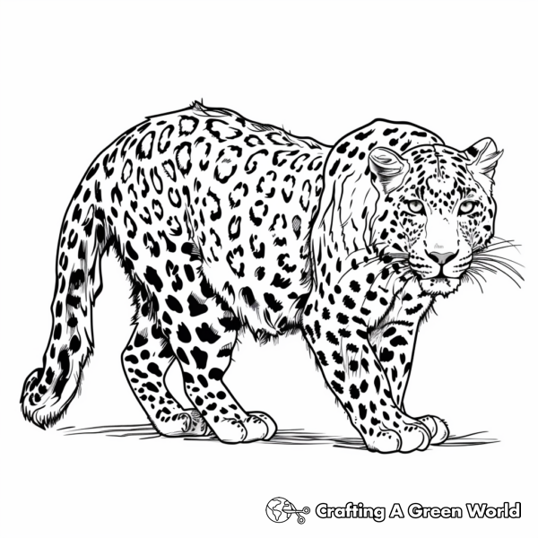 Leopard Coloring Pages - Free & Printable!