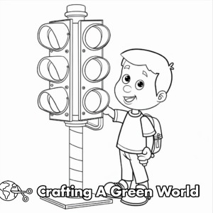 Traffic Light Coloring Pages - Free & Printable!